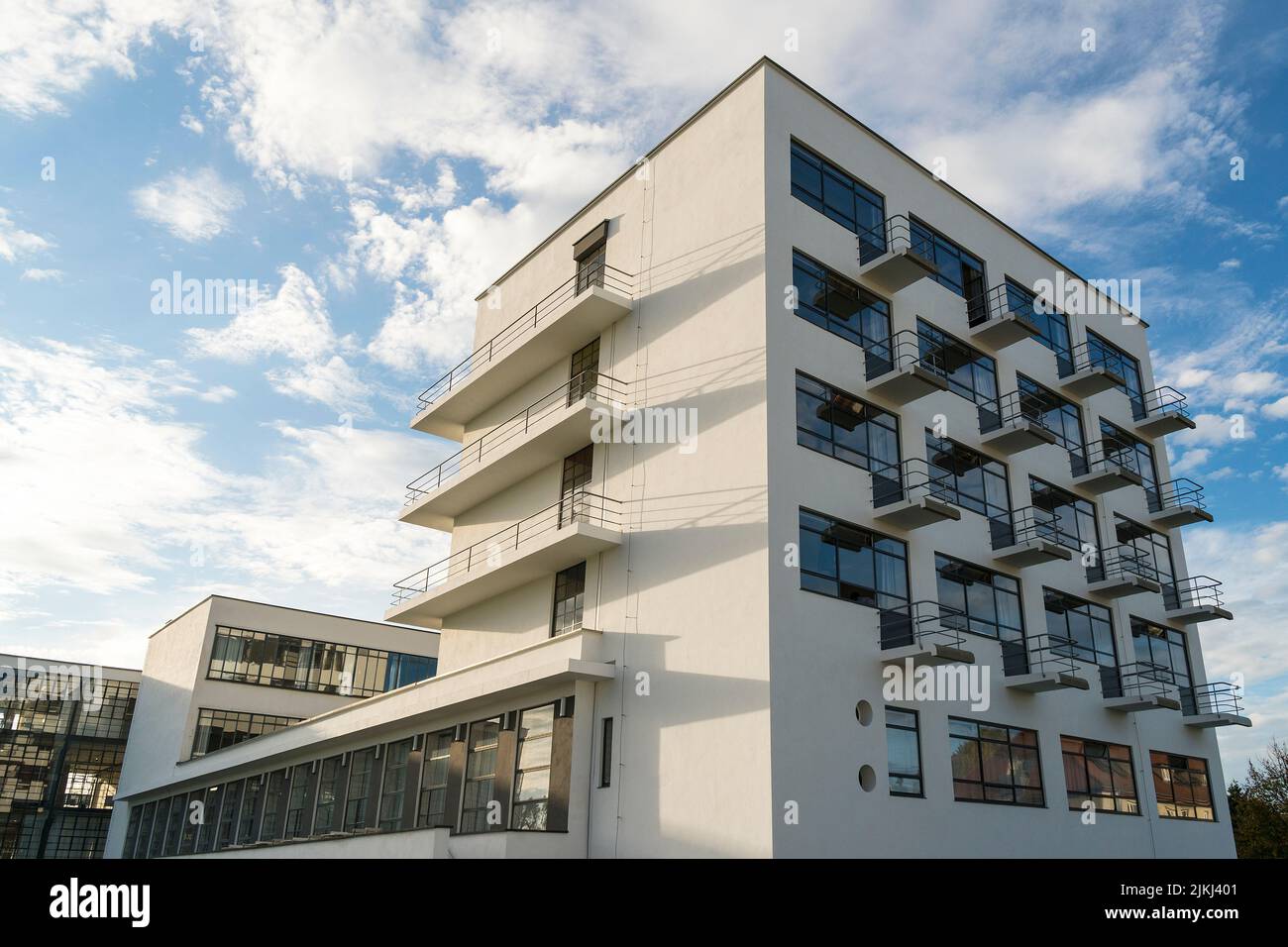 Germany, Saxony-Anhalt, Dessau, Bauhaus building, Preller House, Unesco ...