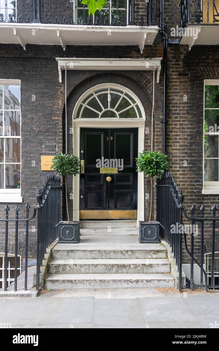 Front door in London, Great Britain Stock Photo - Alamy