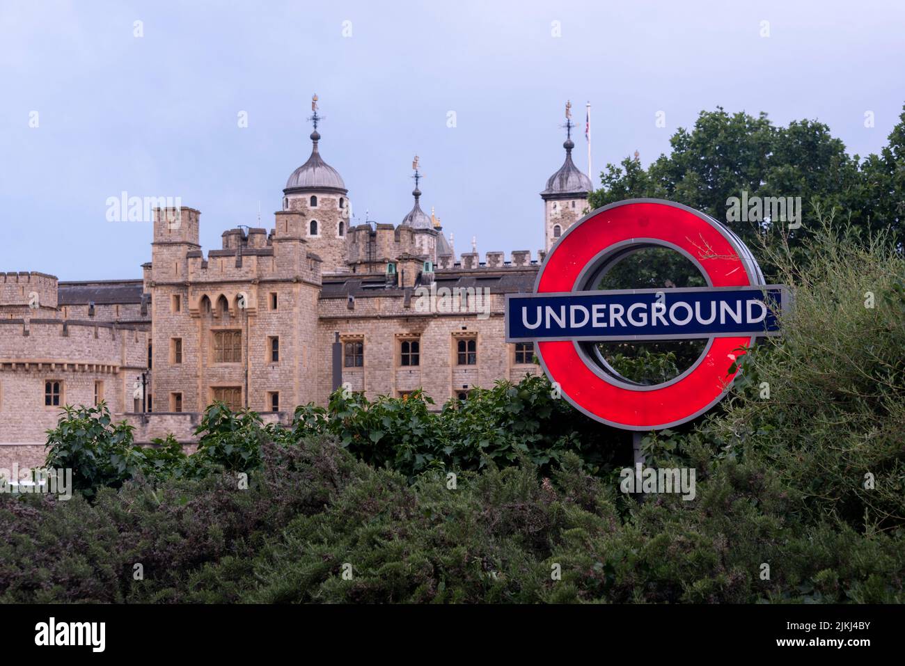 Tower of London, Underground sign, London, United Kingdom Stock Photo ...