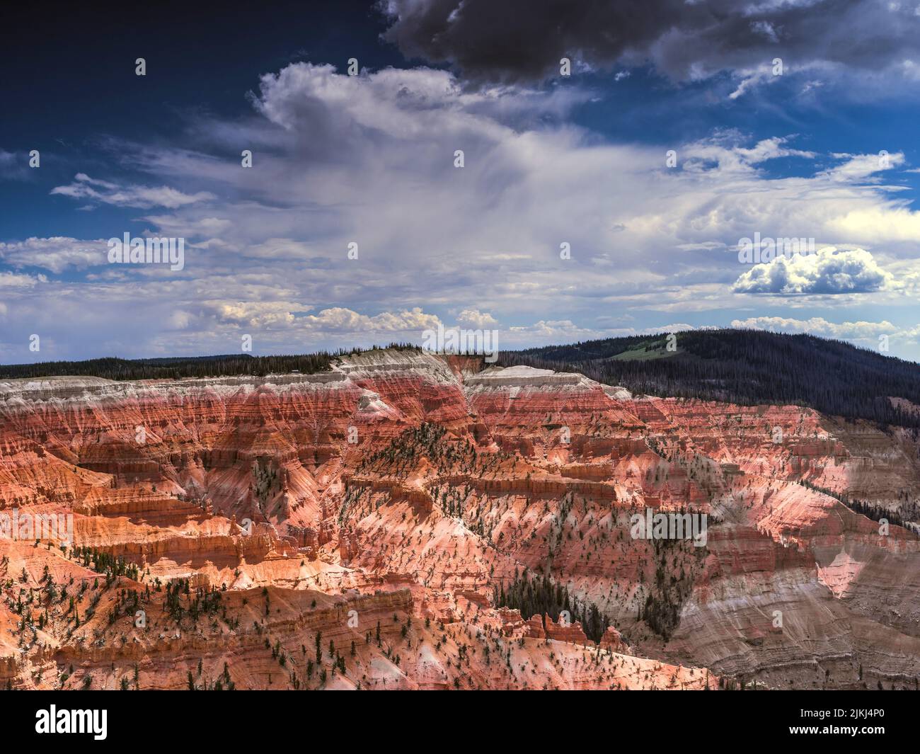 Chessmen Ridge Overlook.Cedar Breaks National Monument. Utah. USA Stock ...