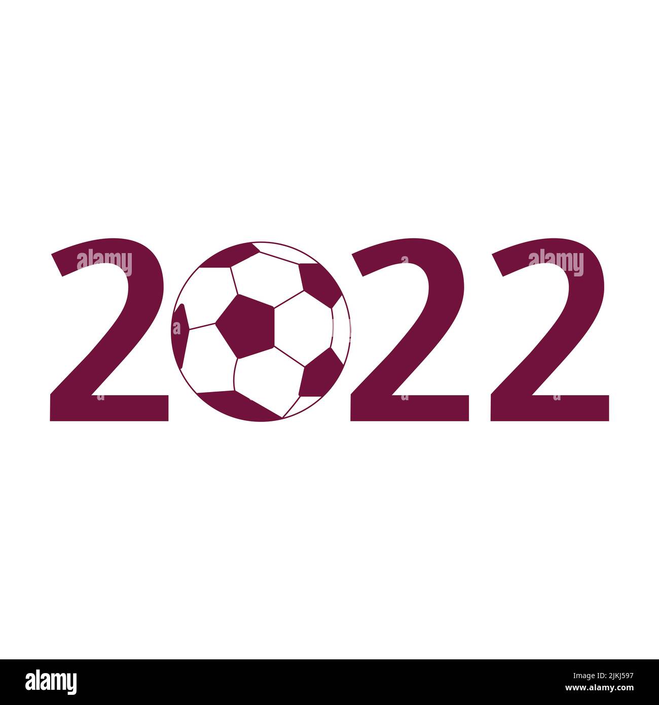 Qatar football cup 2022. World football championship. Flat vector ...