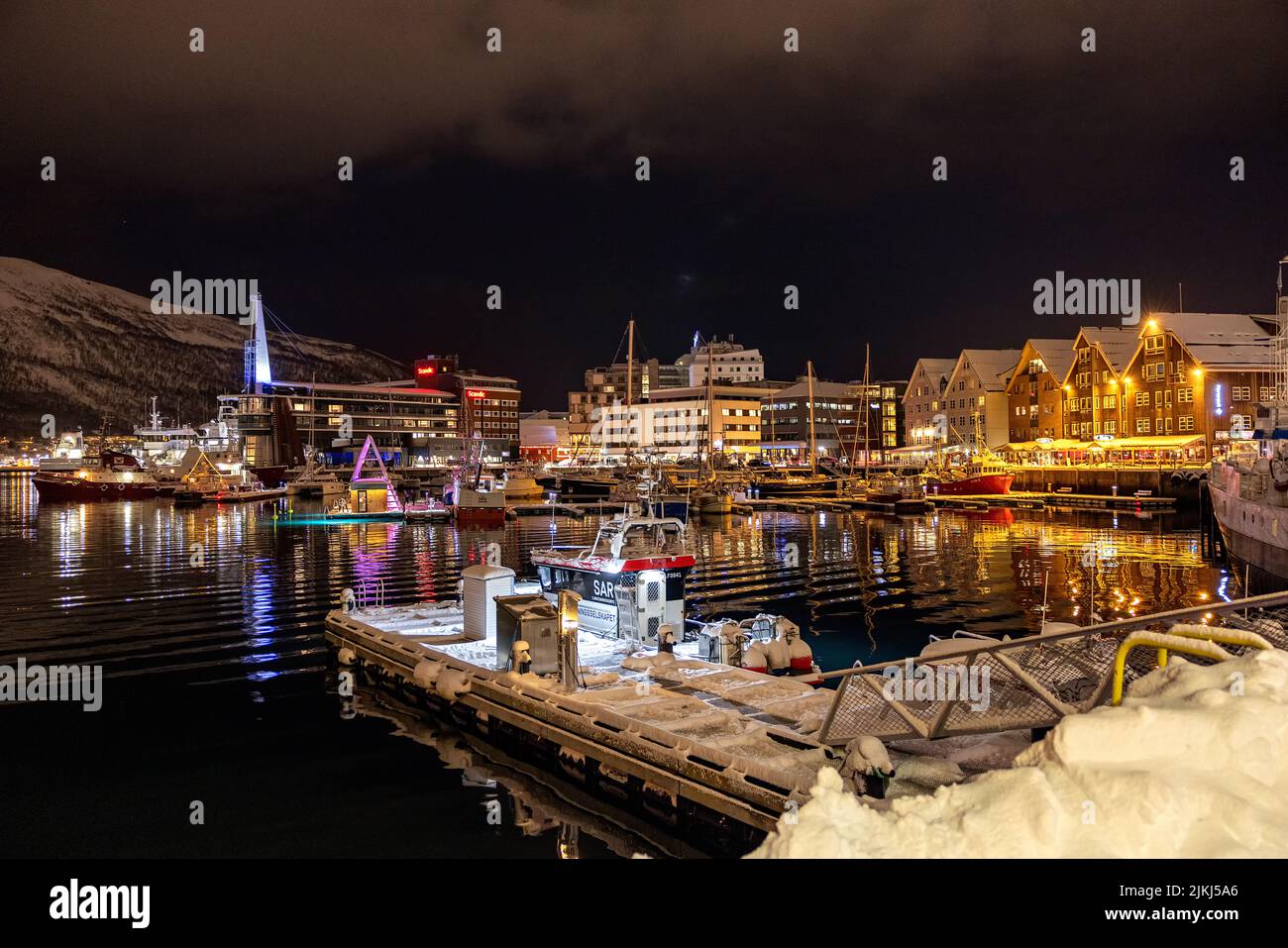 Norway city night hi-res stock photography and images - Alamy