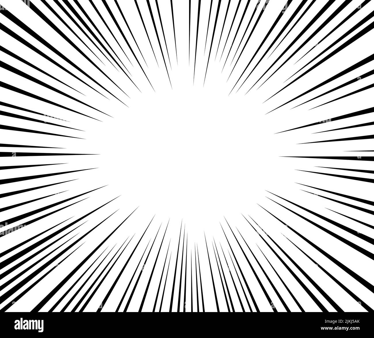 Manga speed burst frame. Radial anime speed lines. Crash zoom effect ...