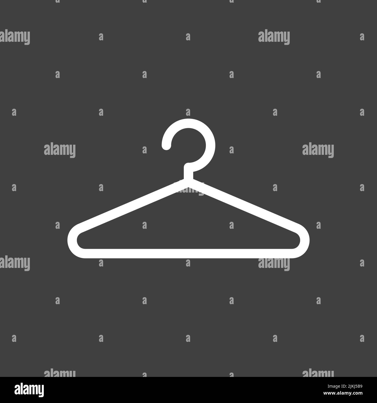 Clothes hanger. Hanger icon vector isolated Stock Vector Image & Art ...