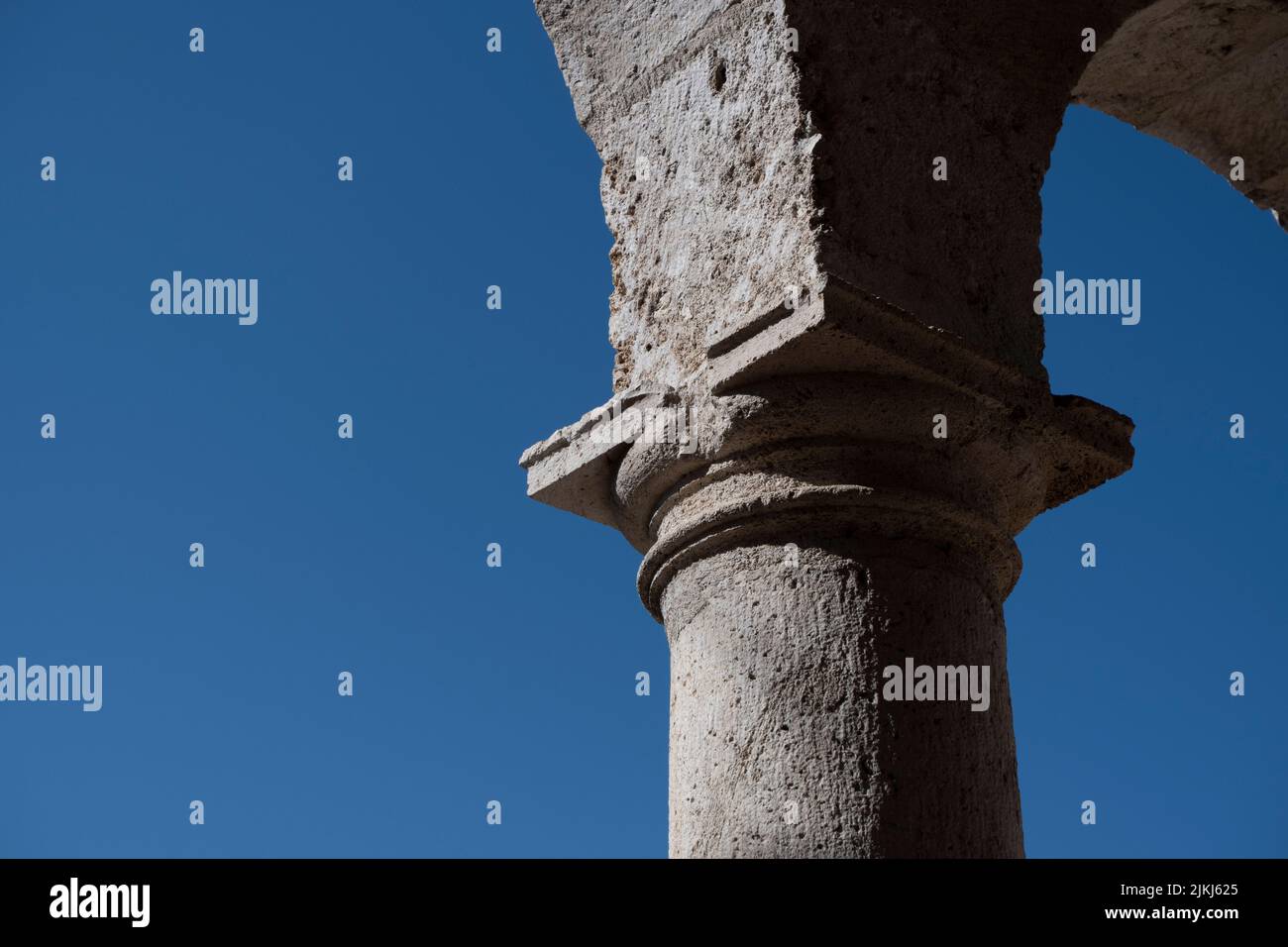 Detail of chapiter. "La Logia" viewpoint on the top of Provincial ...