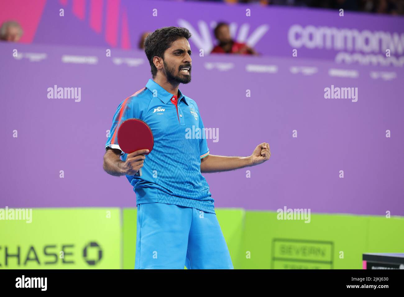 Birmingham, UK, 1st Aug 2022; Common Wealth Games; CWG 2022 Table ...