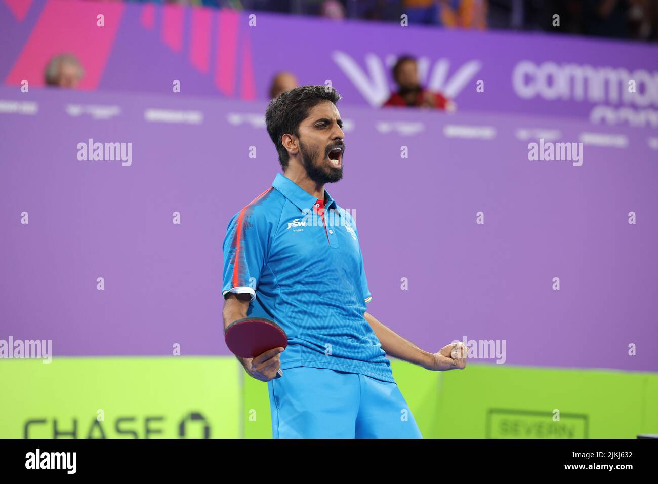 Birmingham, UK, 1st Aug 2022; Common Wealth Games; CWG 2022 Table ...