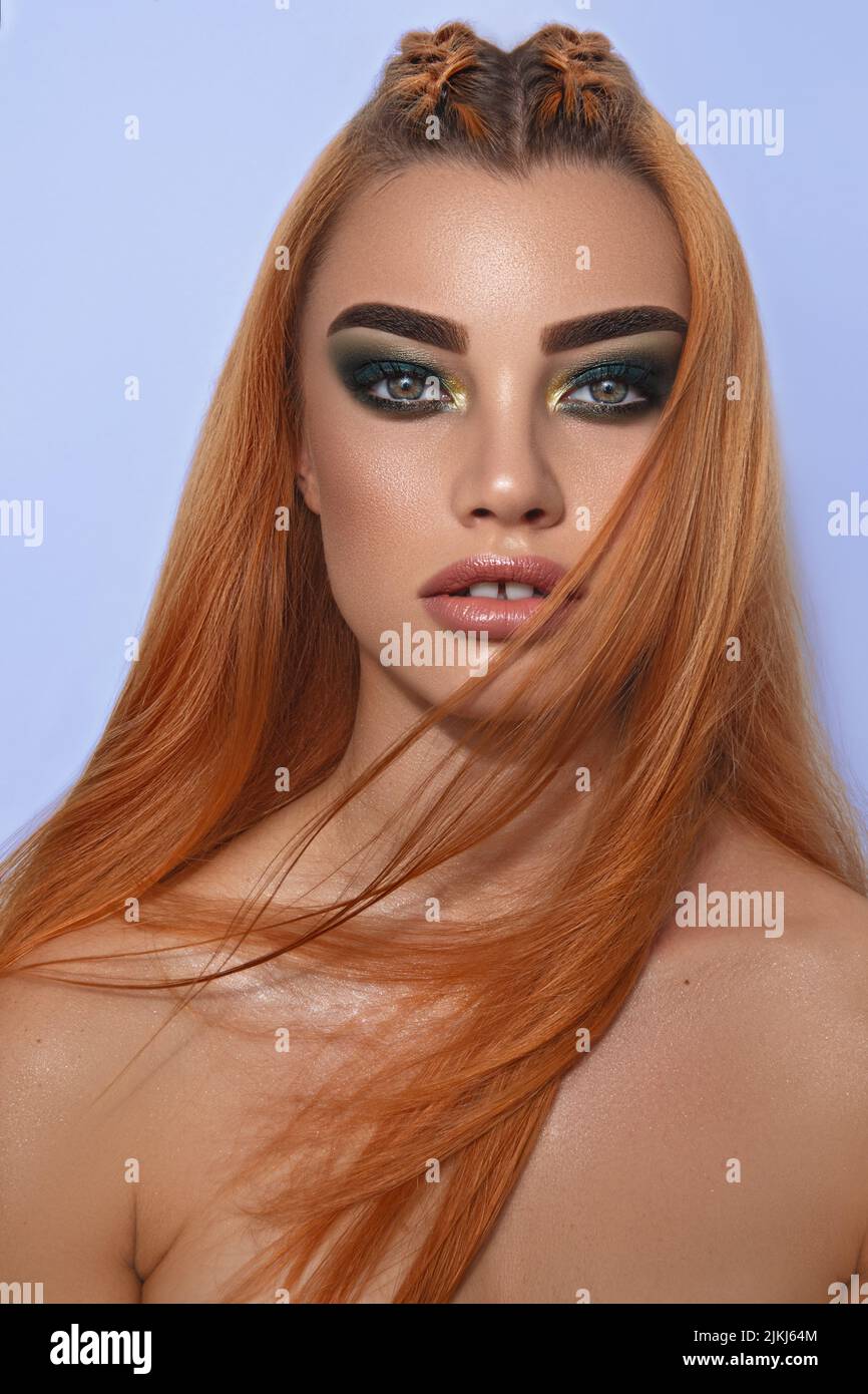 Woman ginger hair hi-res stock photography and images - Alamy