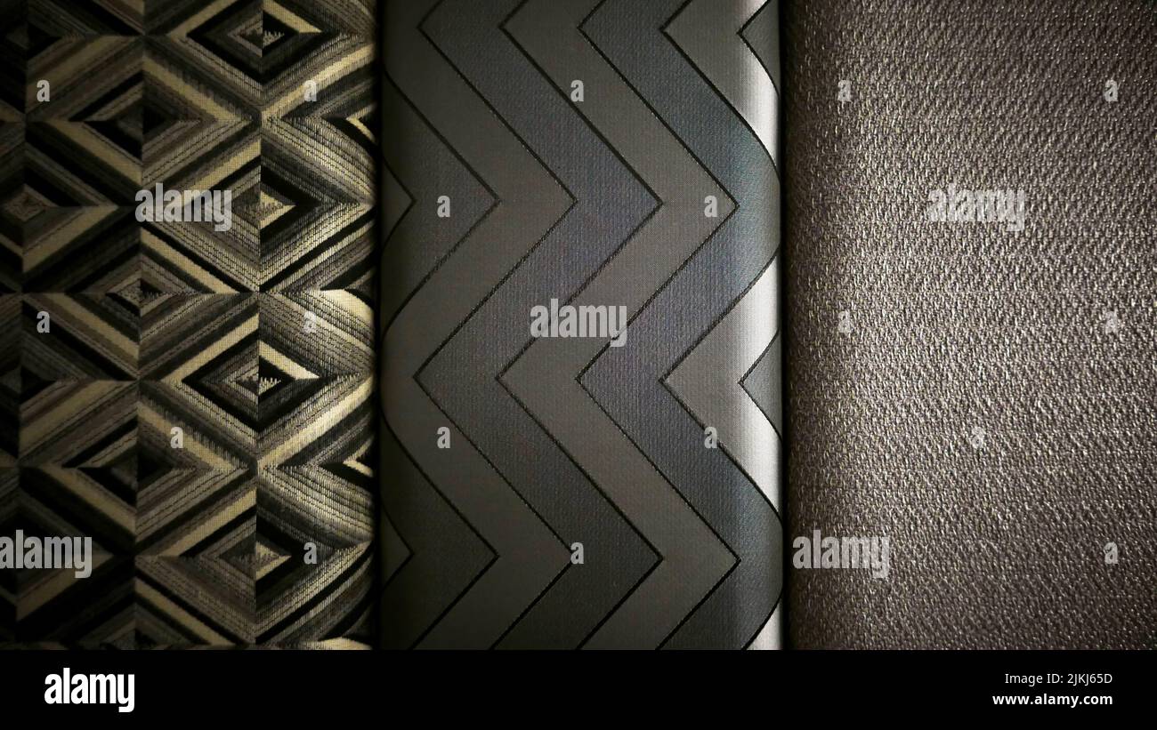 A closeup of Japanese traditional fabric patterns Stock Photo - Alamy