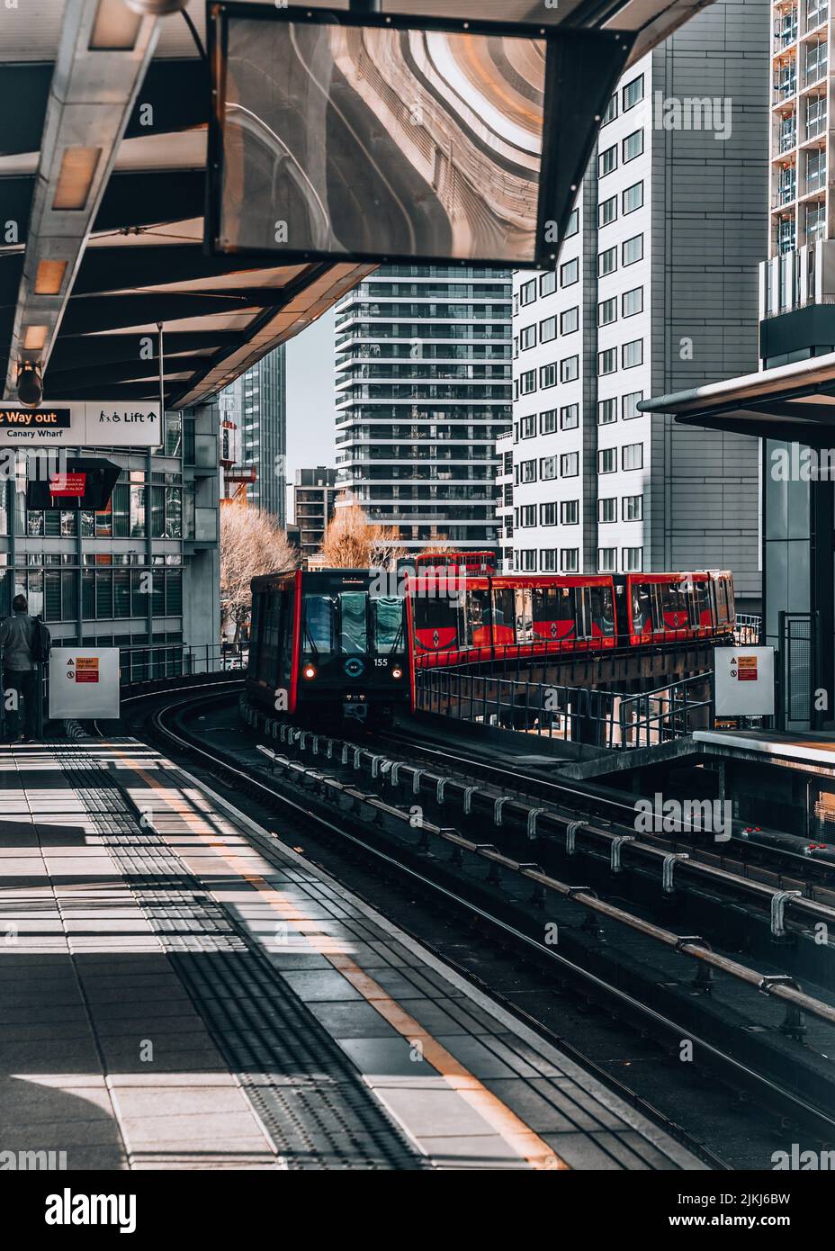 A vertical shot of subway station in London, UK Stock Photo - Alamy