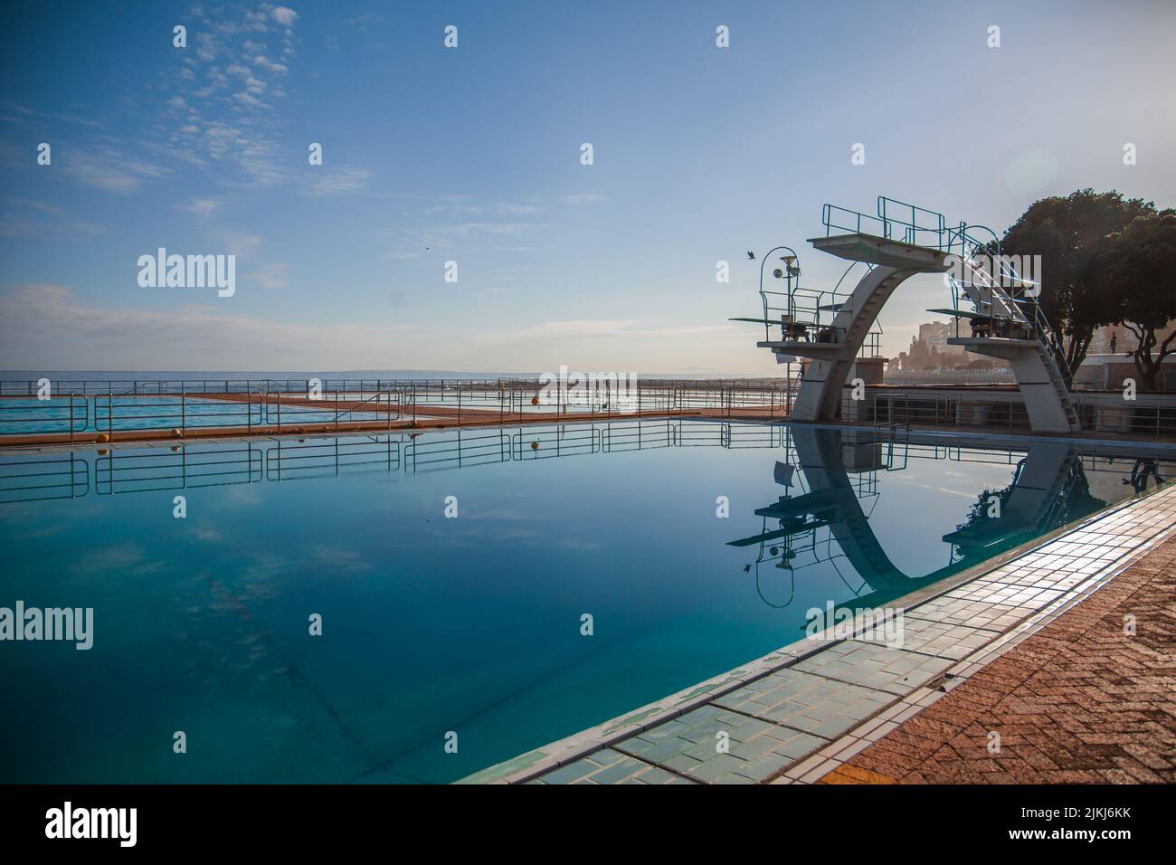 The Sea Point swimming pool in Cape Town Stock Photo - Alamy