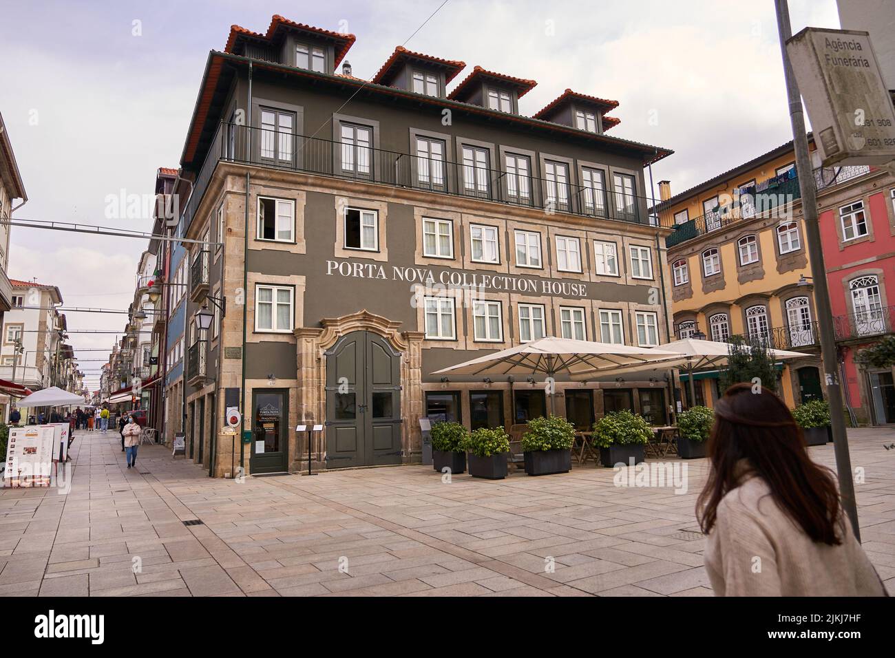 The exterior of the Hotel Porta Nova Collection House Stock Photo - Alamy