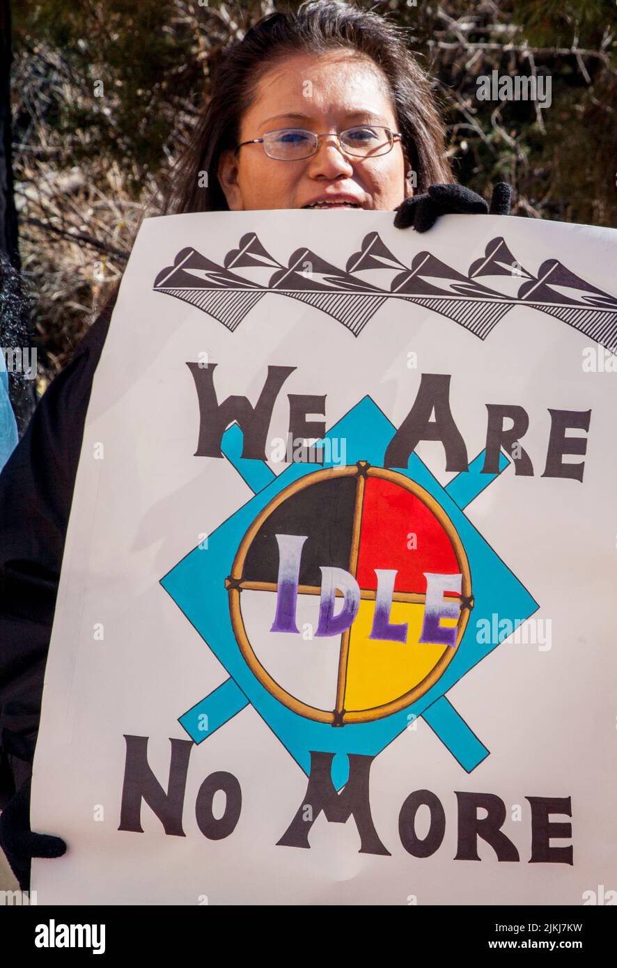 Idle no more hi-res stock photography and images - Alamy