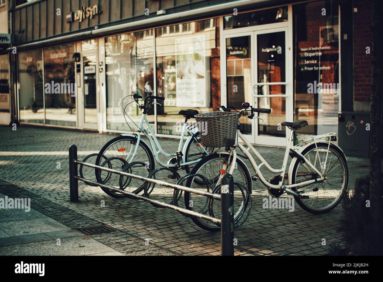 Old two wheel bicycle hi-res stock photography and images - Alamy