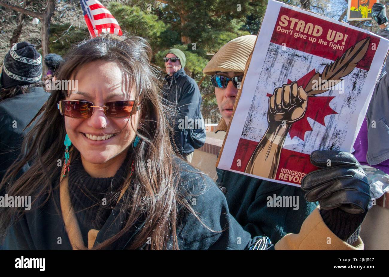 American indigenous movement hi-res stock photography and images - Alamy