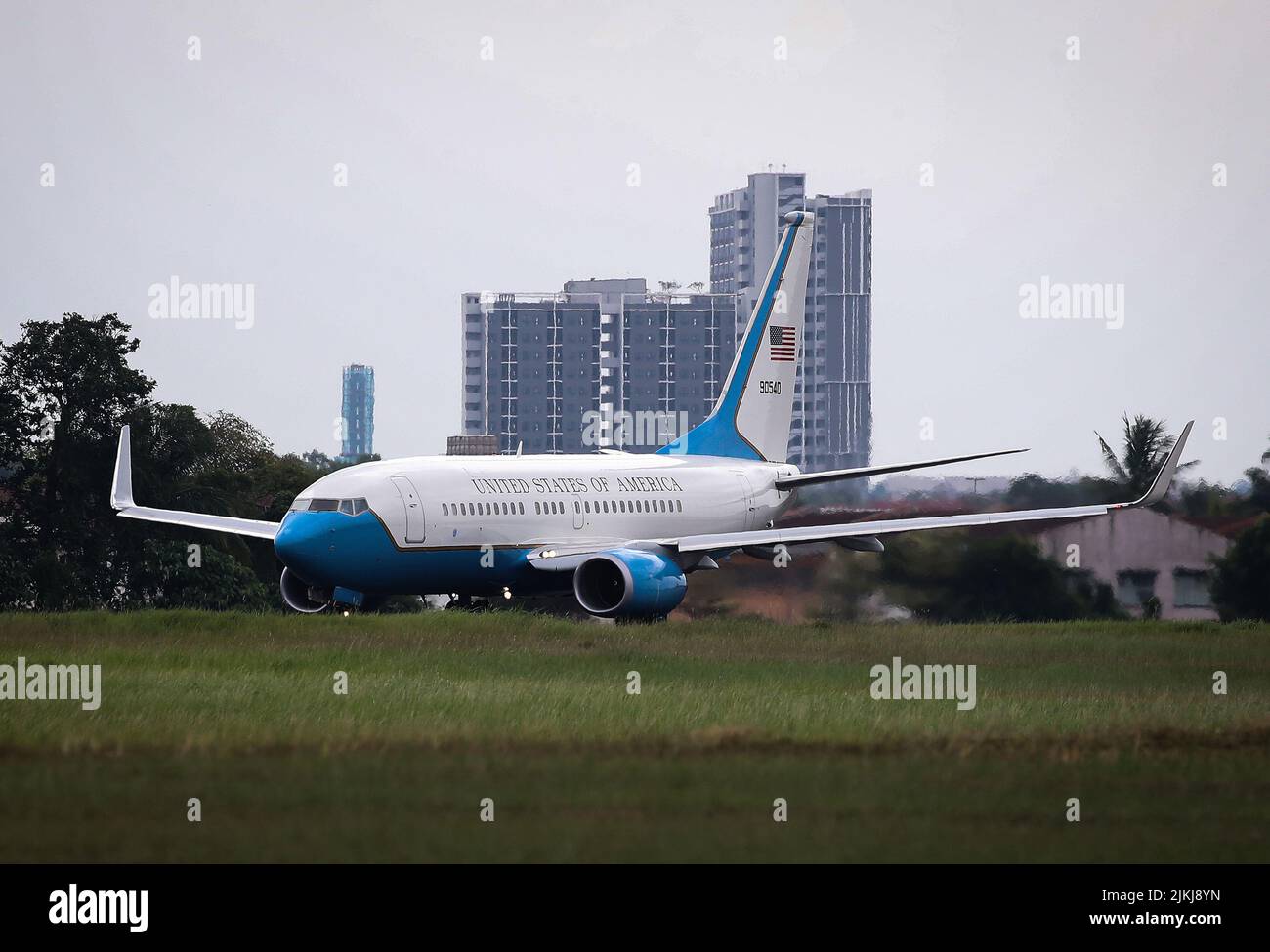 Kuala Lumpur, Malaysia. 2nd Aug, 2022. The special aircraft carrying ...