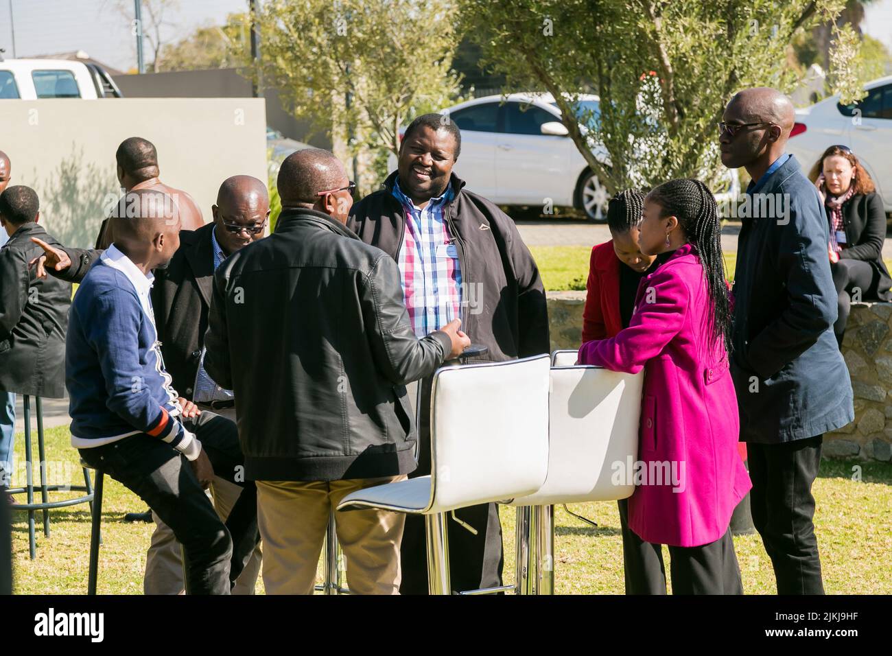 A group of people networking at a business conference Stock Photo - Alamy