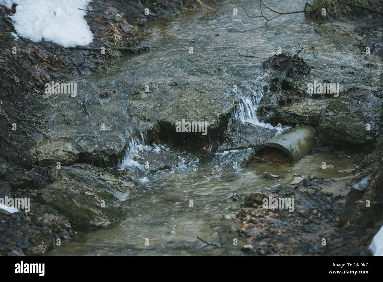 Flowing stream background hi-res stock photography and images - Alamy
