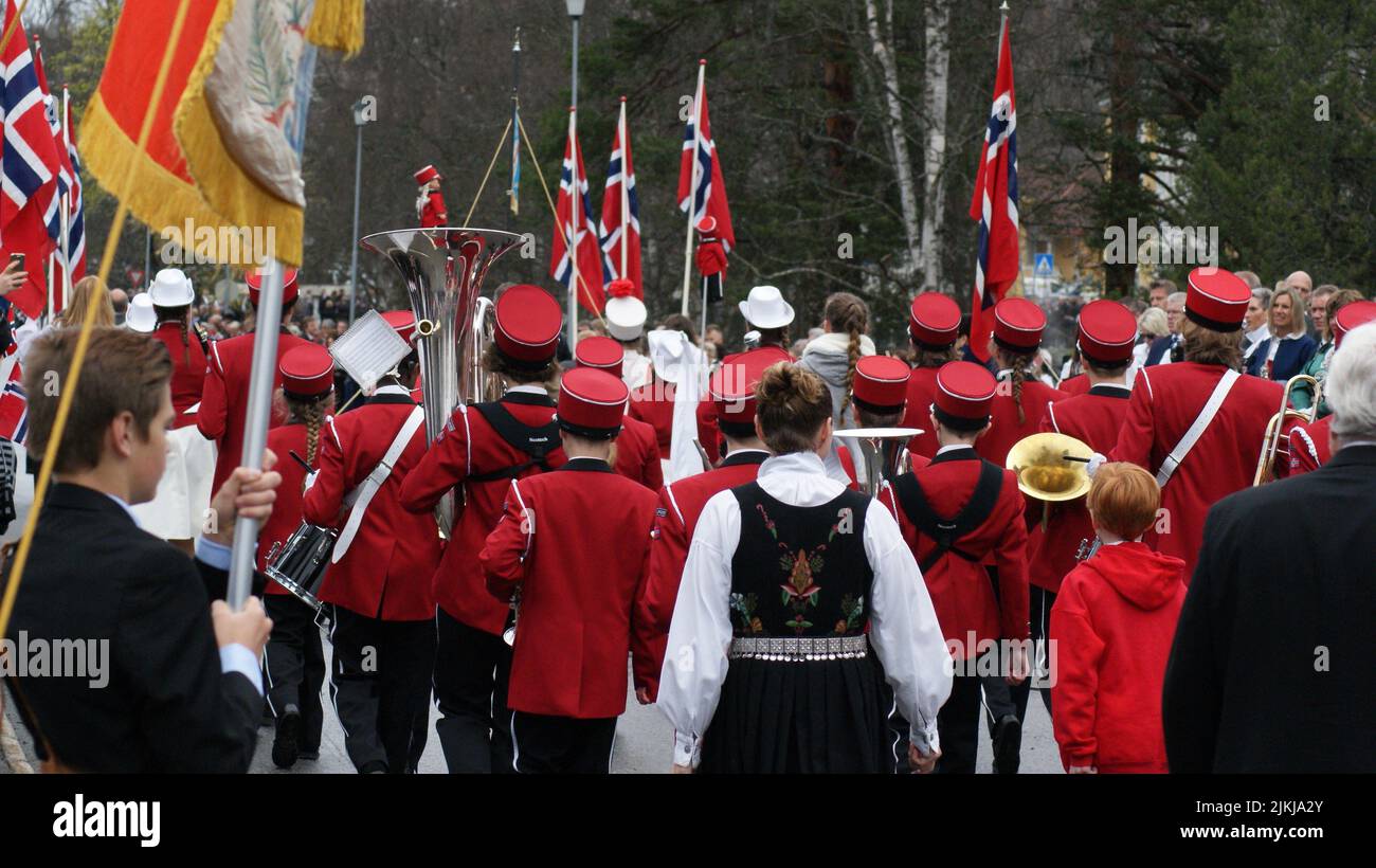 A parade on 17th May, Norways National Day Stock Photo - Alamy