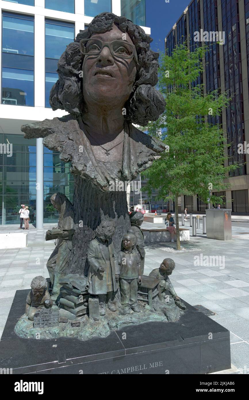 Statue of Betty Campbell, Wales first black head teacher, former head ...