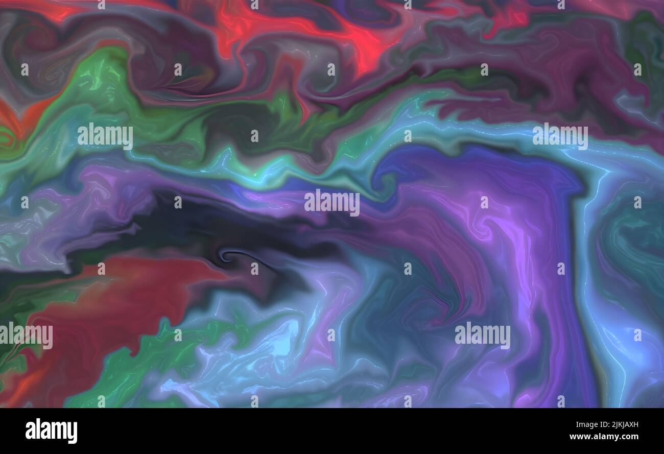 An illustration of the alcohol ink multicolor marble texture background ...