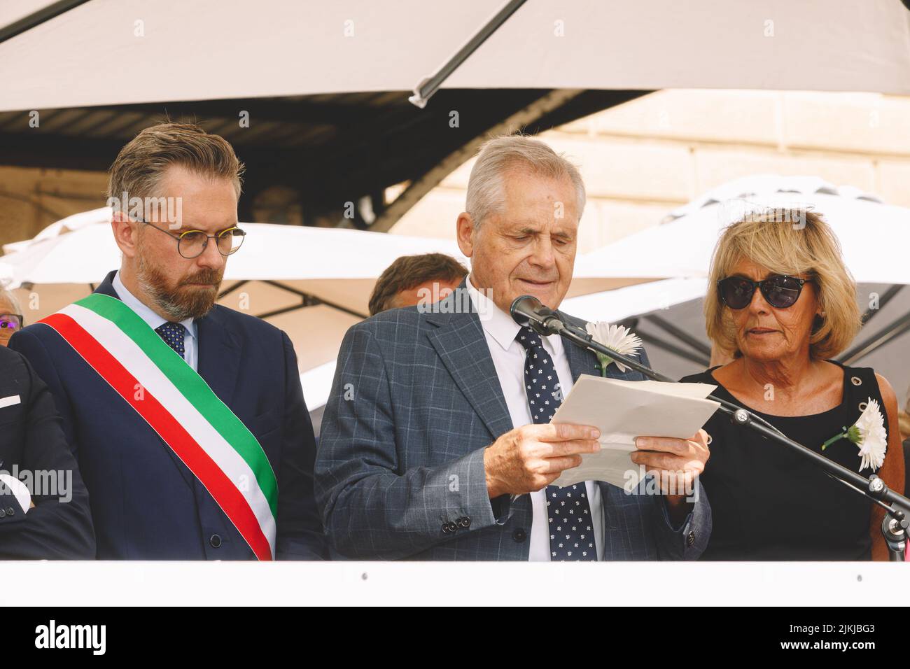 Bologna, ITALY. August 2, 2022. 42th anniversary remembrance ceremony ...