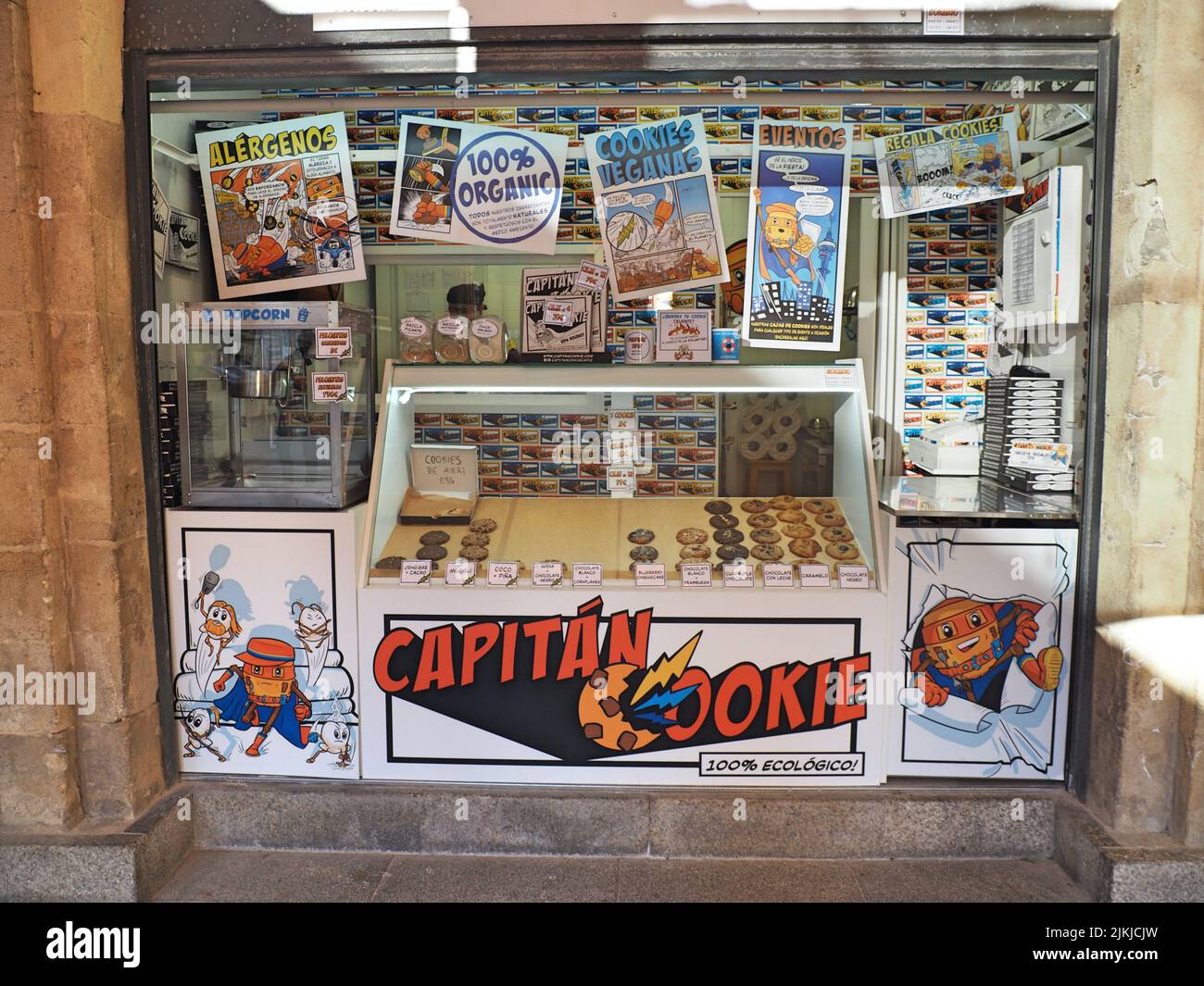 A shop at the local market of Cadiz in Spain Stock Photo - Alamy