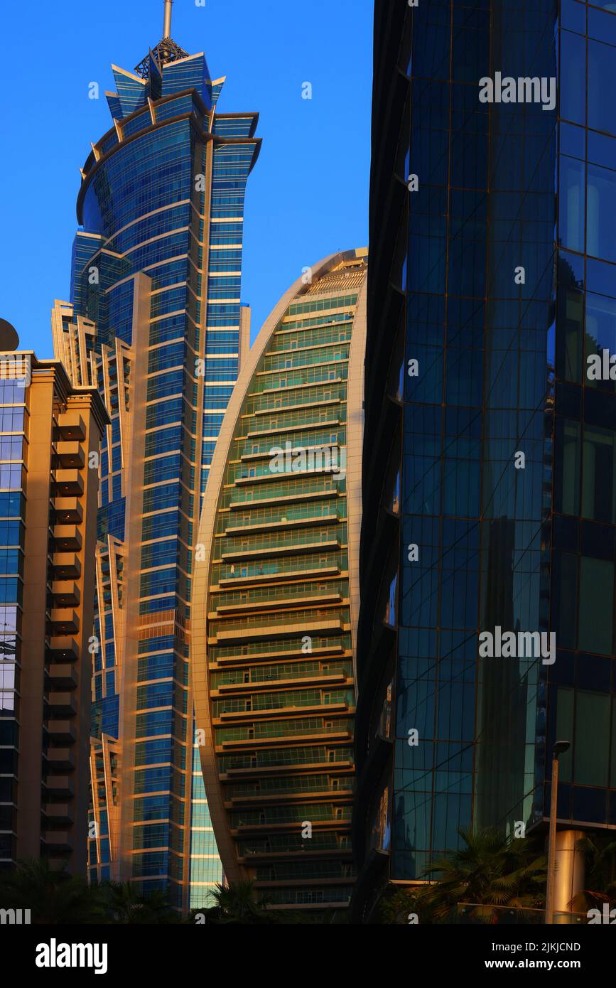 Dubai Luxushotel, Dubai Kanal, Dubai Marina, Moderne, Architektur ...