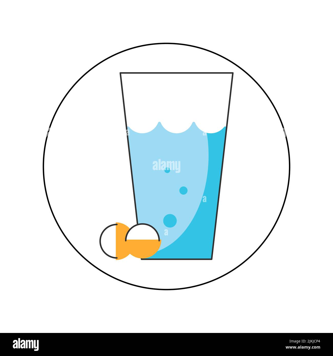 Round template pharmacy icon, medicament and pharmaceutical symbol ...