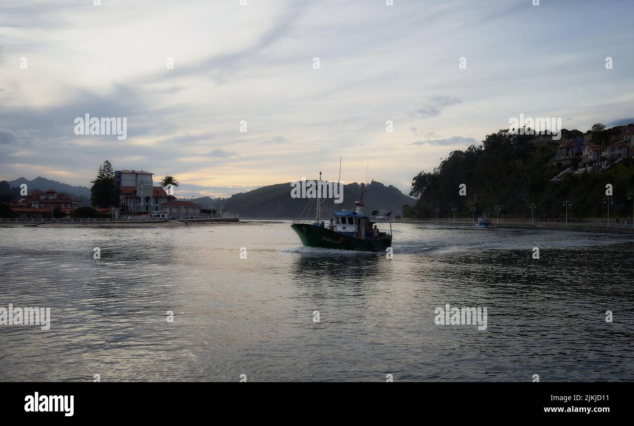 Asturias spain boat hi-res stock photography and images - Alamy