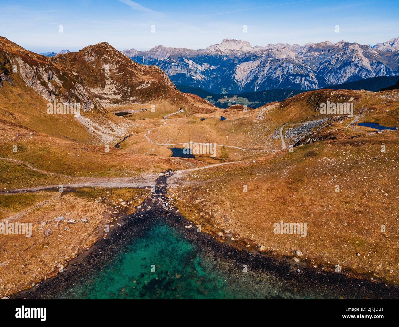 The beautiful view of the mountains range. Hochjoch, Austria Stock ...