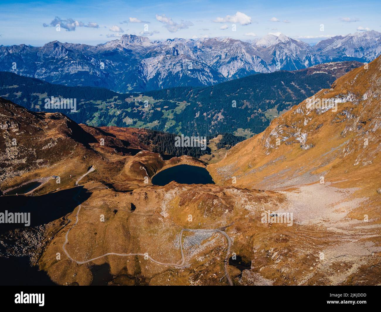 The beautiful view of the mountains range. Hochjoch, Austria Stock ...