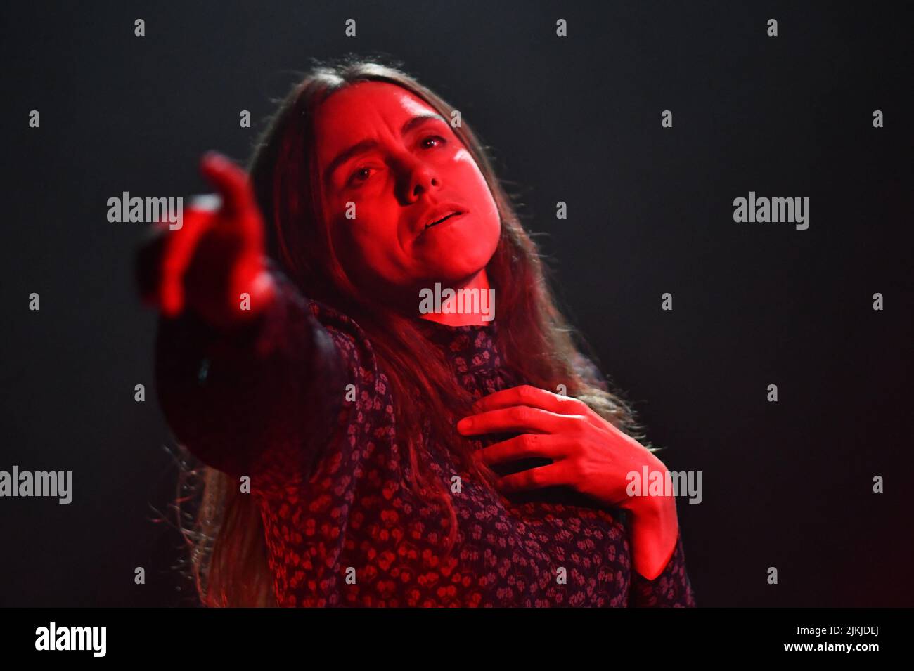 Edinburgh Scotland, UK 02 August 2022. Actress Emily Bruni in ...