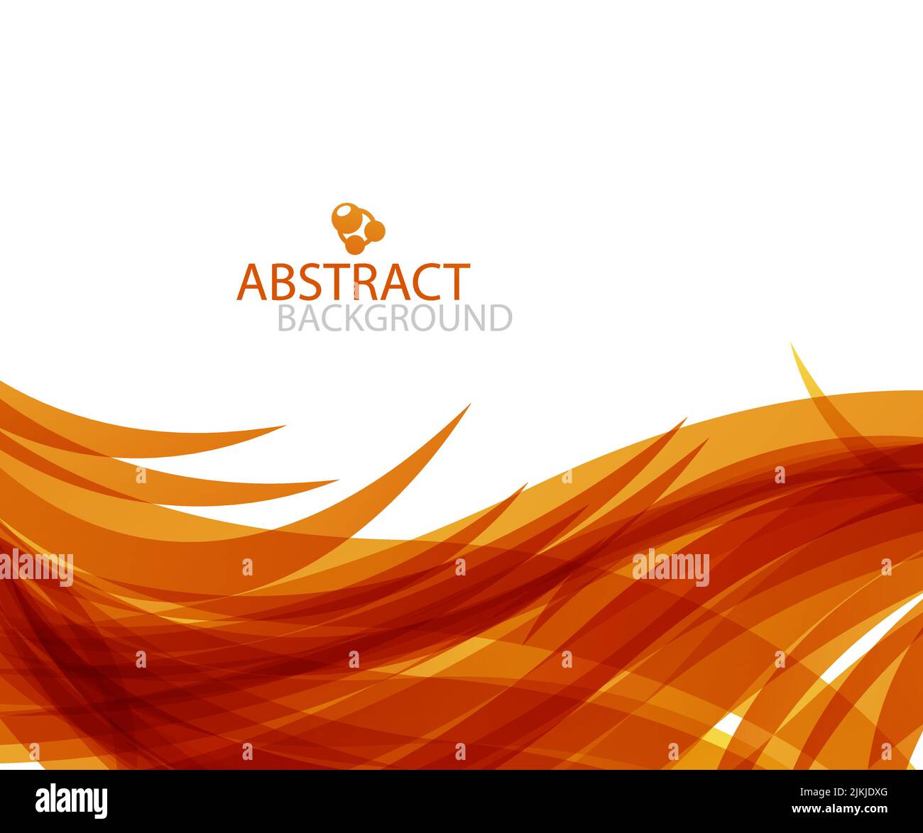 vector orange wave fire abstract background Stock Vector Image & Art ...
