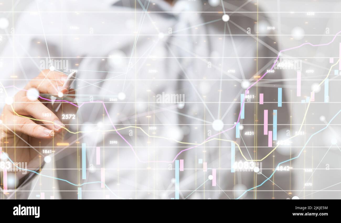 Digital data analysis graphs hi-res stock photography and images - Alamy