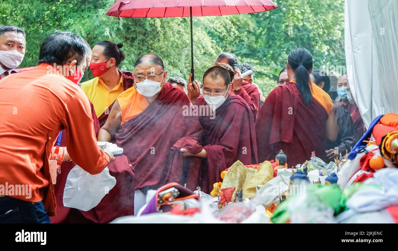 The Second European Sakya Monlam in Paris Stock Photo - Alamy