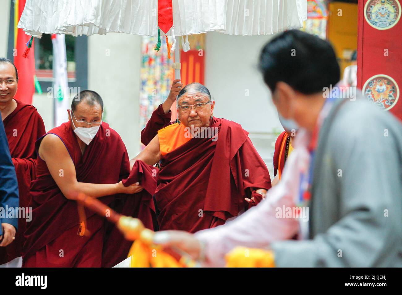 The Second European Sakya Monlam in Paris Stock Photo - Alamy