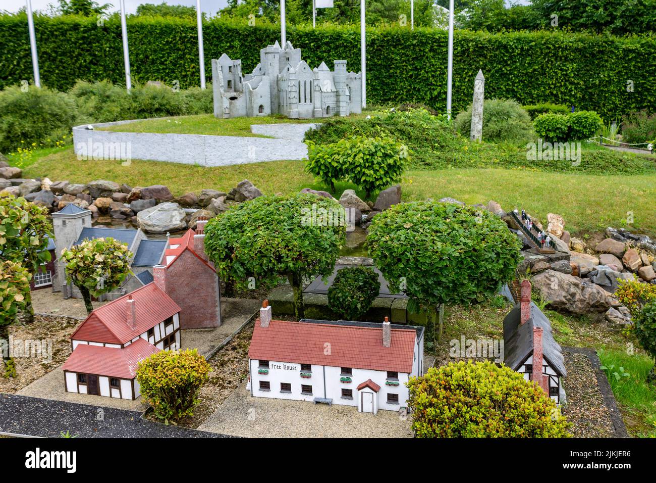 The Mini-Europe miniature historical european buildings park in ...