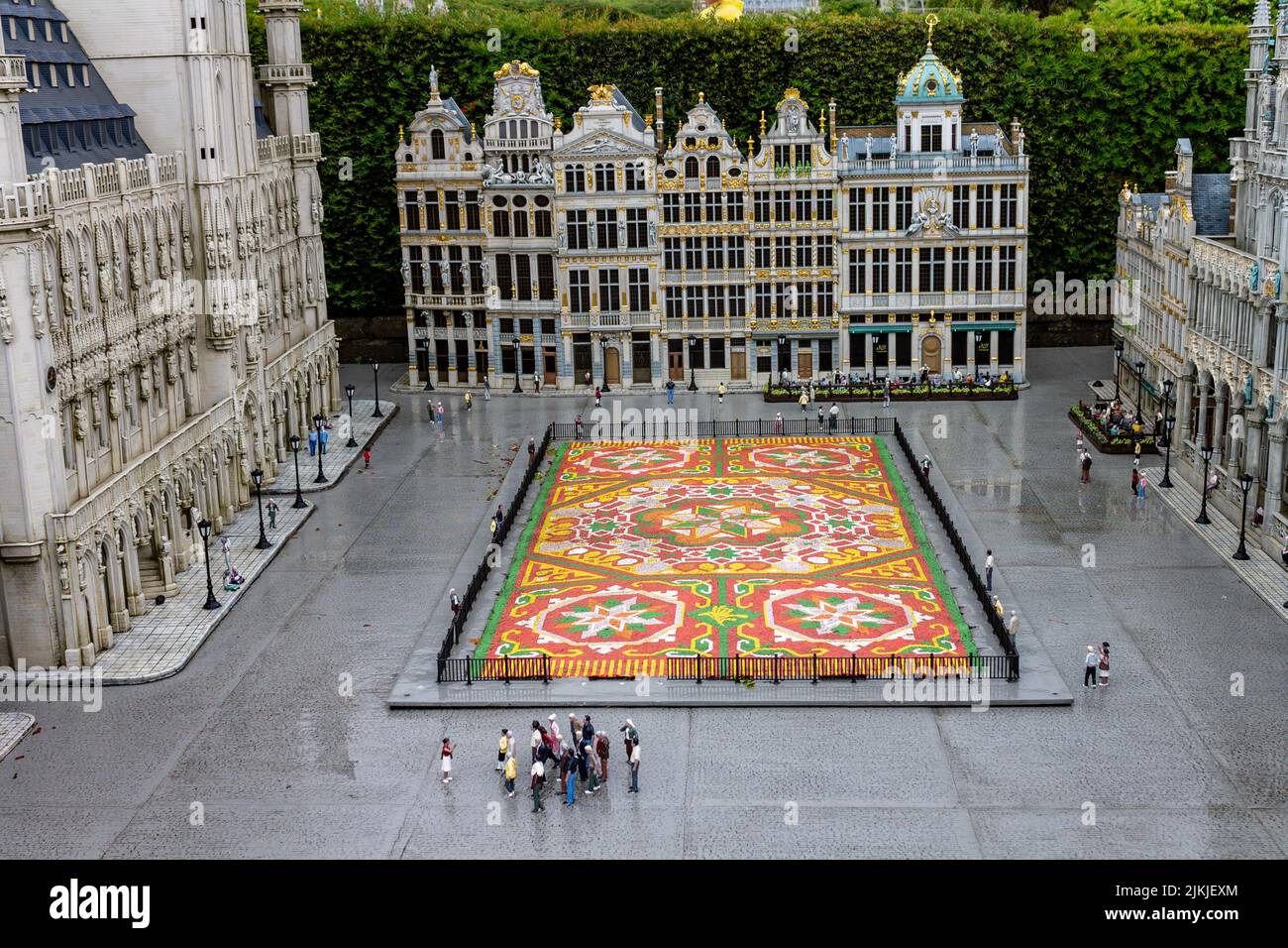 The Grand Place in Mini-Europe miniature historical european buildings ...