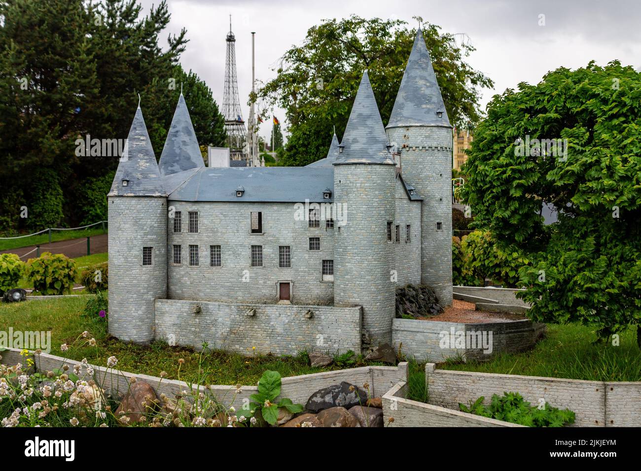 The Veves Castle of Celles in Mini-Europe miniature historical european ...