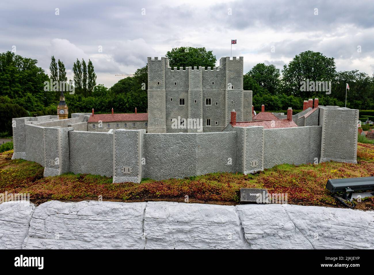 The Dover Castle in Mini-Europe miniature historical european buildings ...