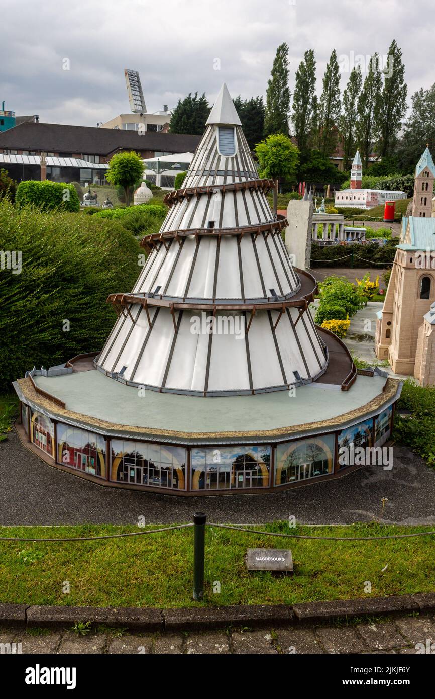A miniature of a European building from Belgium Stock Photo - Alamy