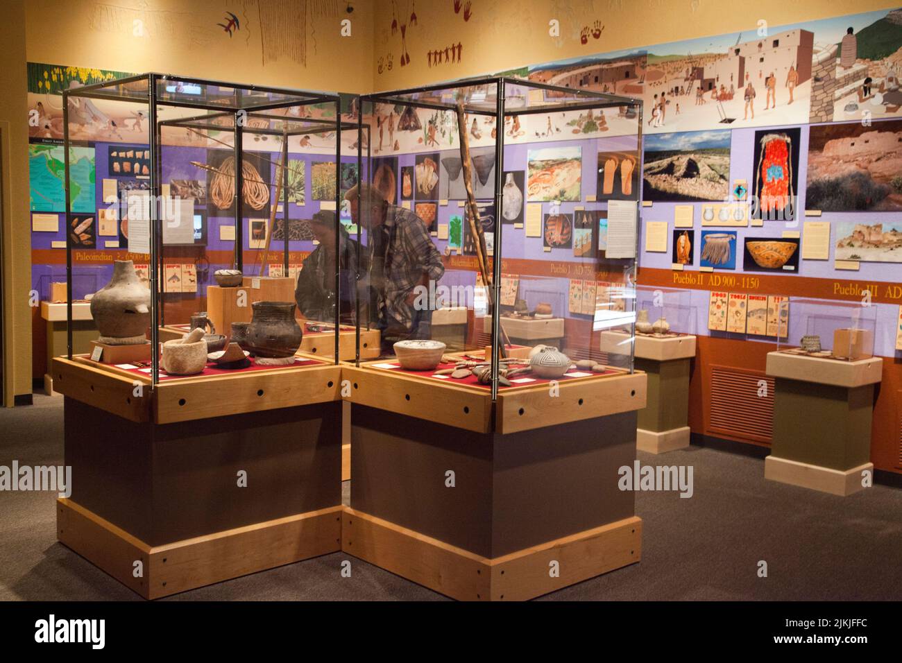 Large variety of artifacts from the time of the Anasazi people are on ...