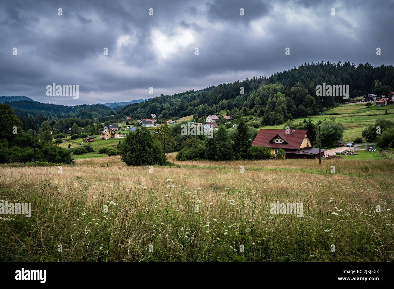 Small village surrounded forest hi-res stock photography and images - Alamy