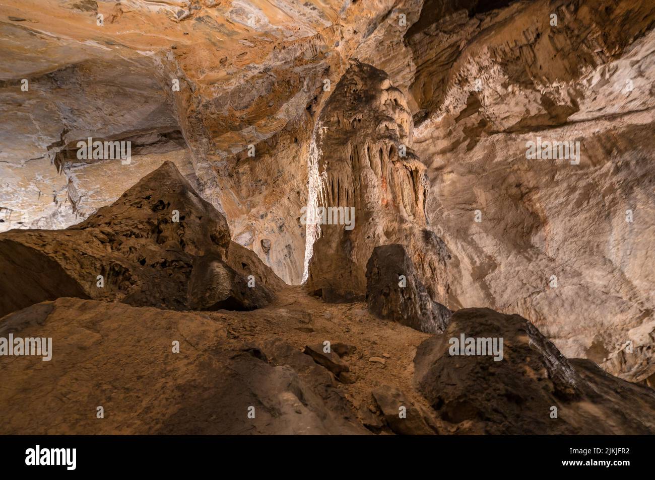 The inside of the Demenovska cave in Slovakia Stock Photo - Alamy