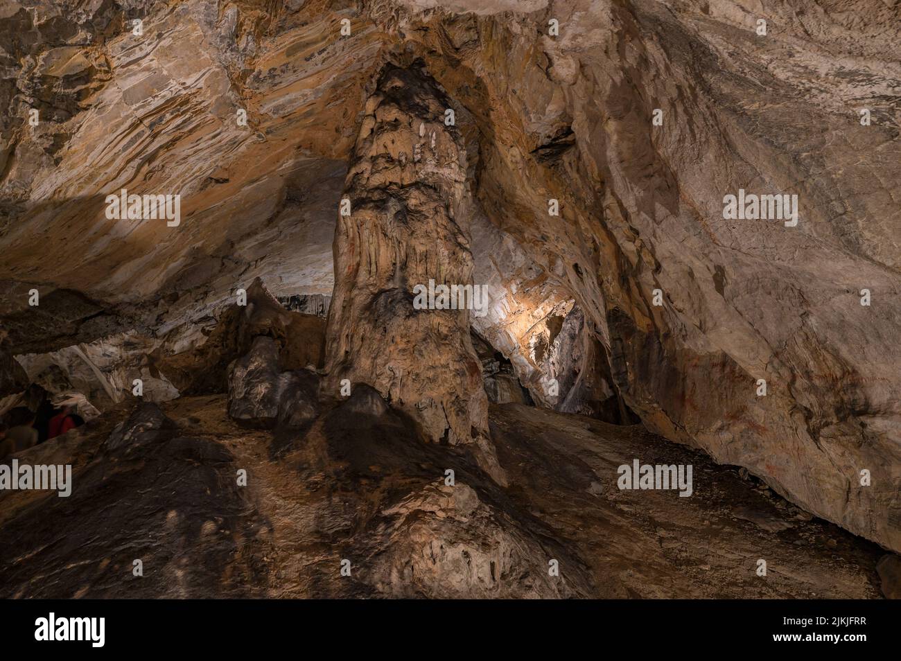 The inside of the Demenovska Cave in Slovakia Stock Photo - Alamy