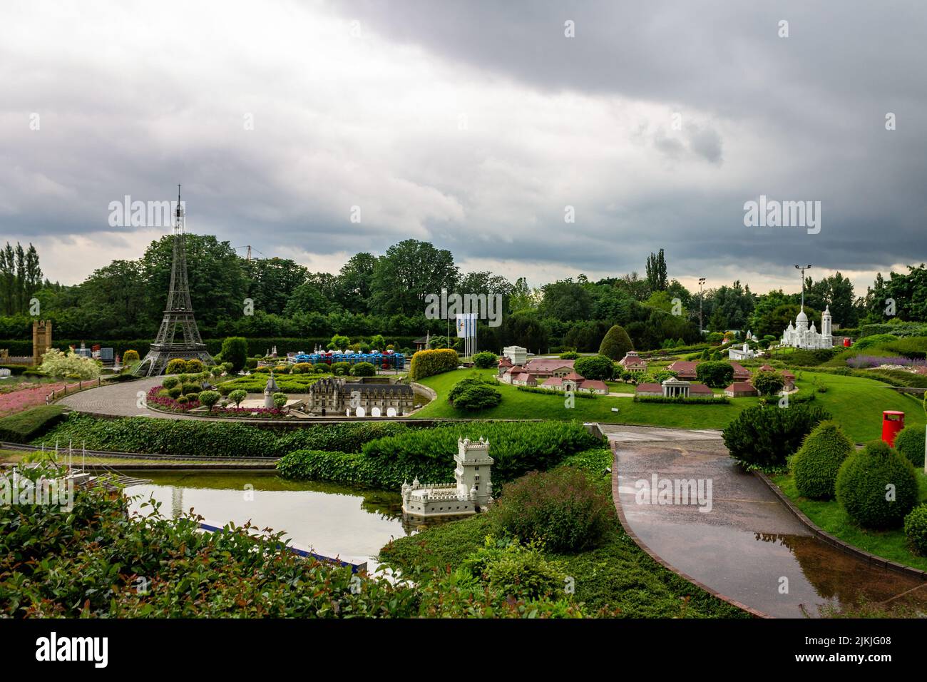 The Mini-Europe miniature park in Brussels, Belgium, Europe Stock Photo ...