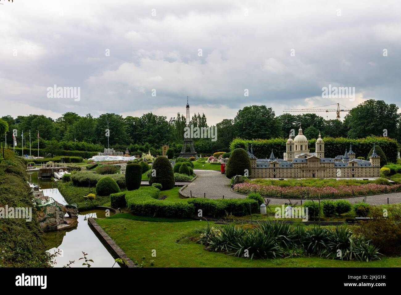 The Mini-Europe miniature park in Brussels, Belgium, Europe Stock Photo ...