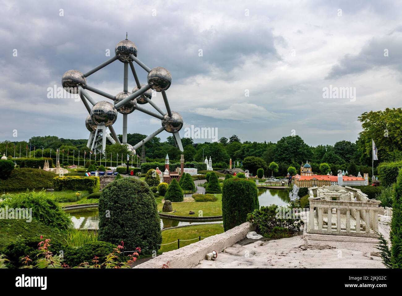 The Mini-Europe miniature park in Brussels, Belgium, Europe Stock Photo ...
