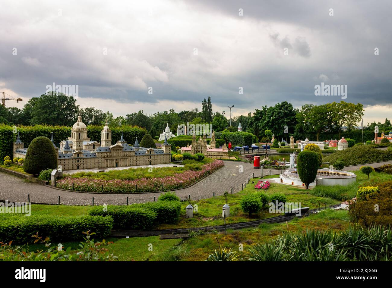 The Mini-Europe miniature park in Brussels, Belgium, Europe Stock Photo ...